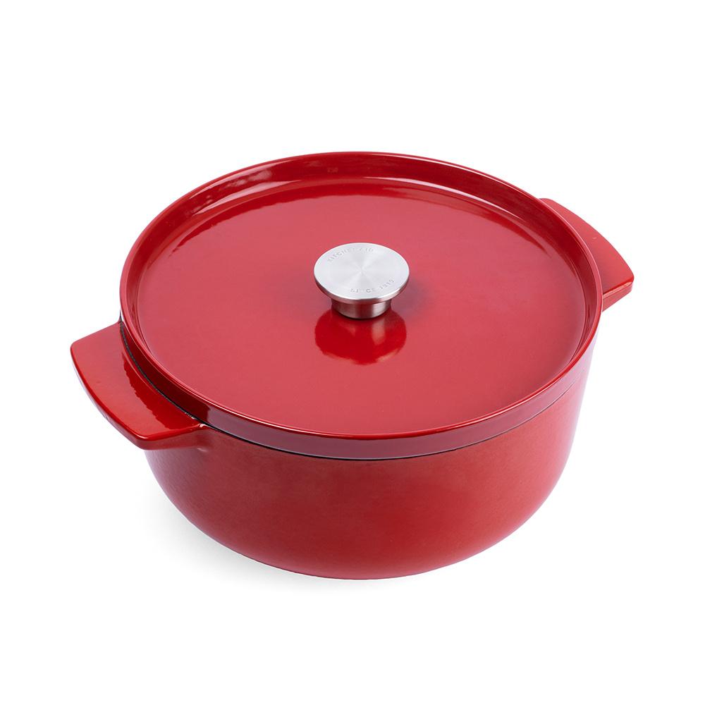 Cocotte ronde en fonte émaillée 26cm 5.2L | KitchenAid FR