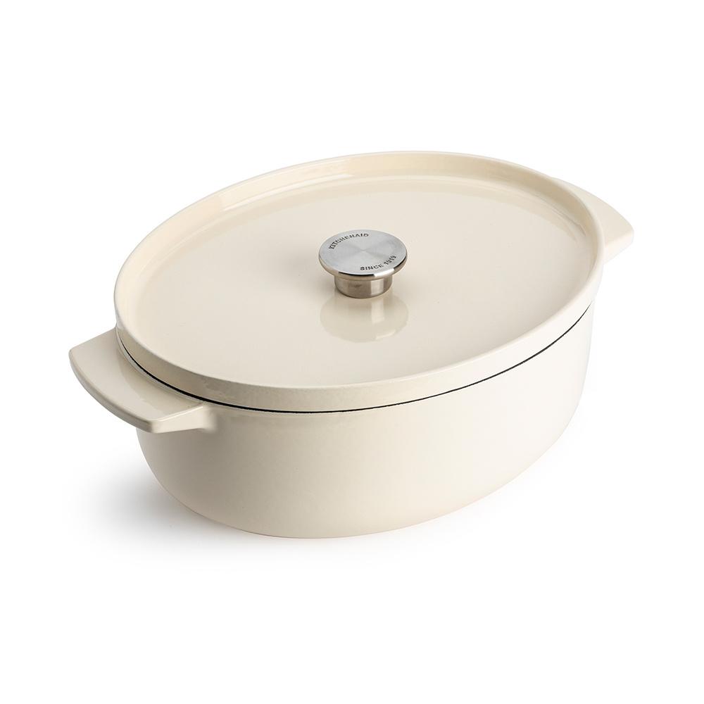 Cocotte ovale en fonte émaillée 30cm 5.6L | KitchenAid FR