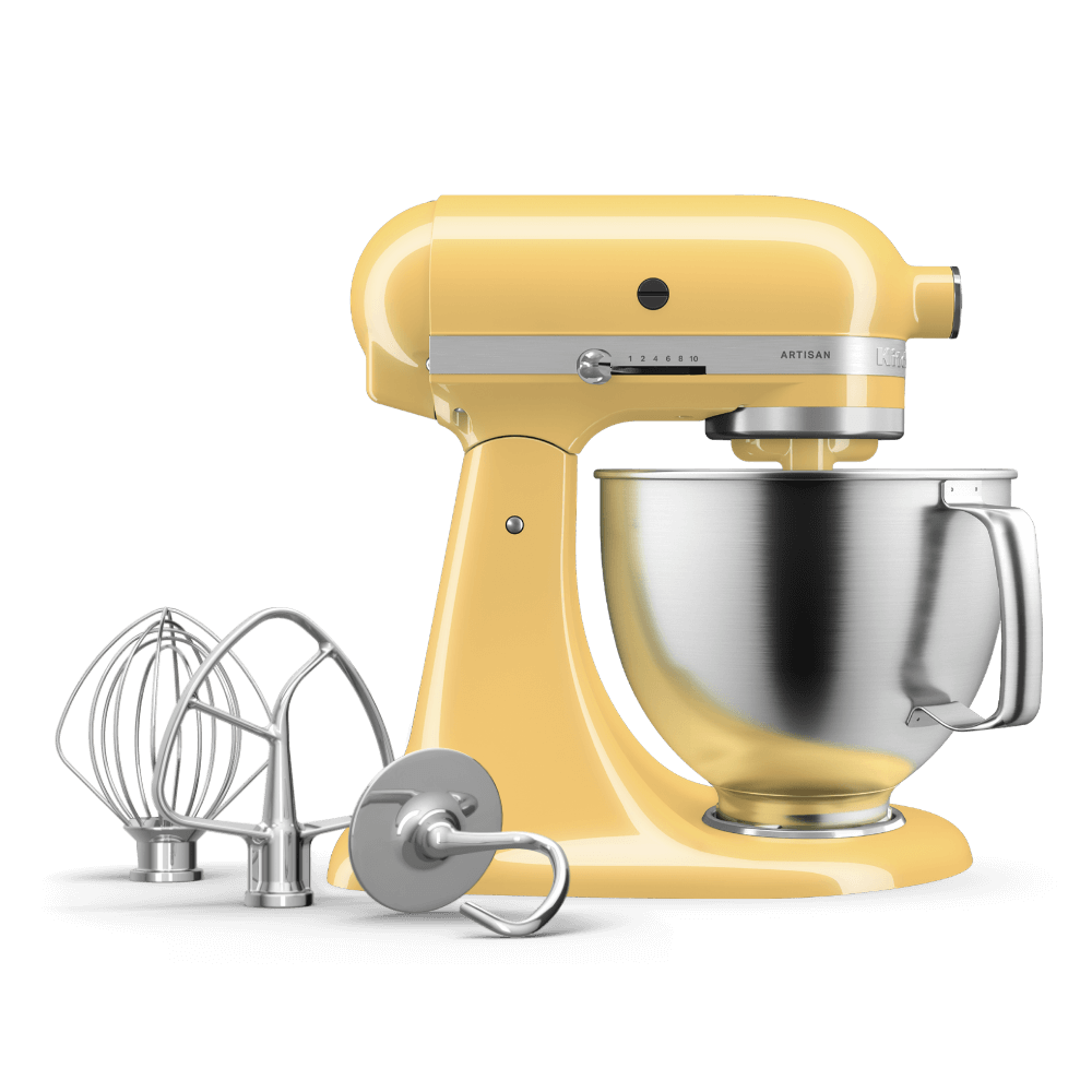 Majestic Yellow - A soft, buttery lemon yellow in gloss | KitchenAid UK