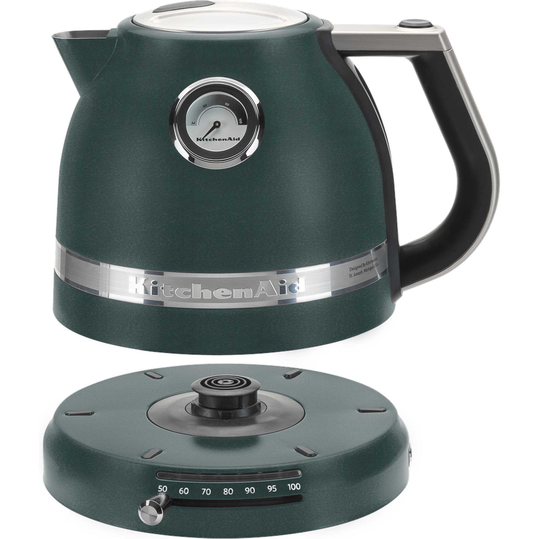Pebbled Palm - A dark crinkle textured blue green | KitchenAid UK