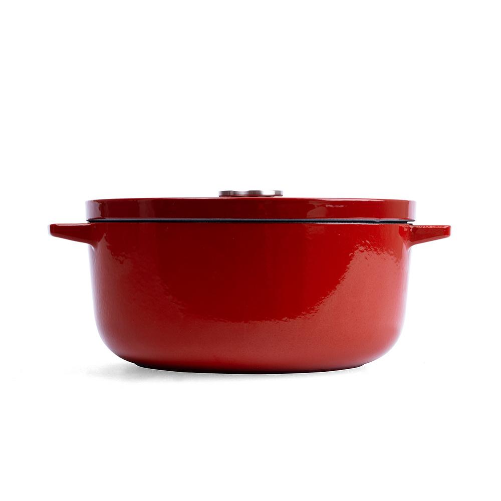 Cocotte ronde en fonte émaillée 26cm 5.2L | KitchenAid FR