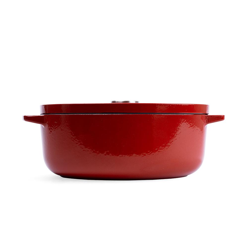 Cocotte ovale en fonte émaillée 30cm 5.6L | KitchenAid FR
