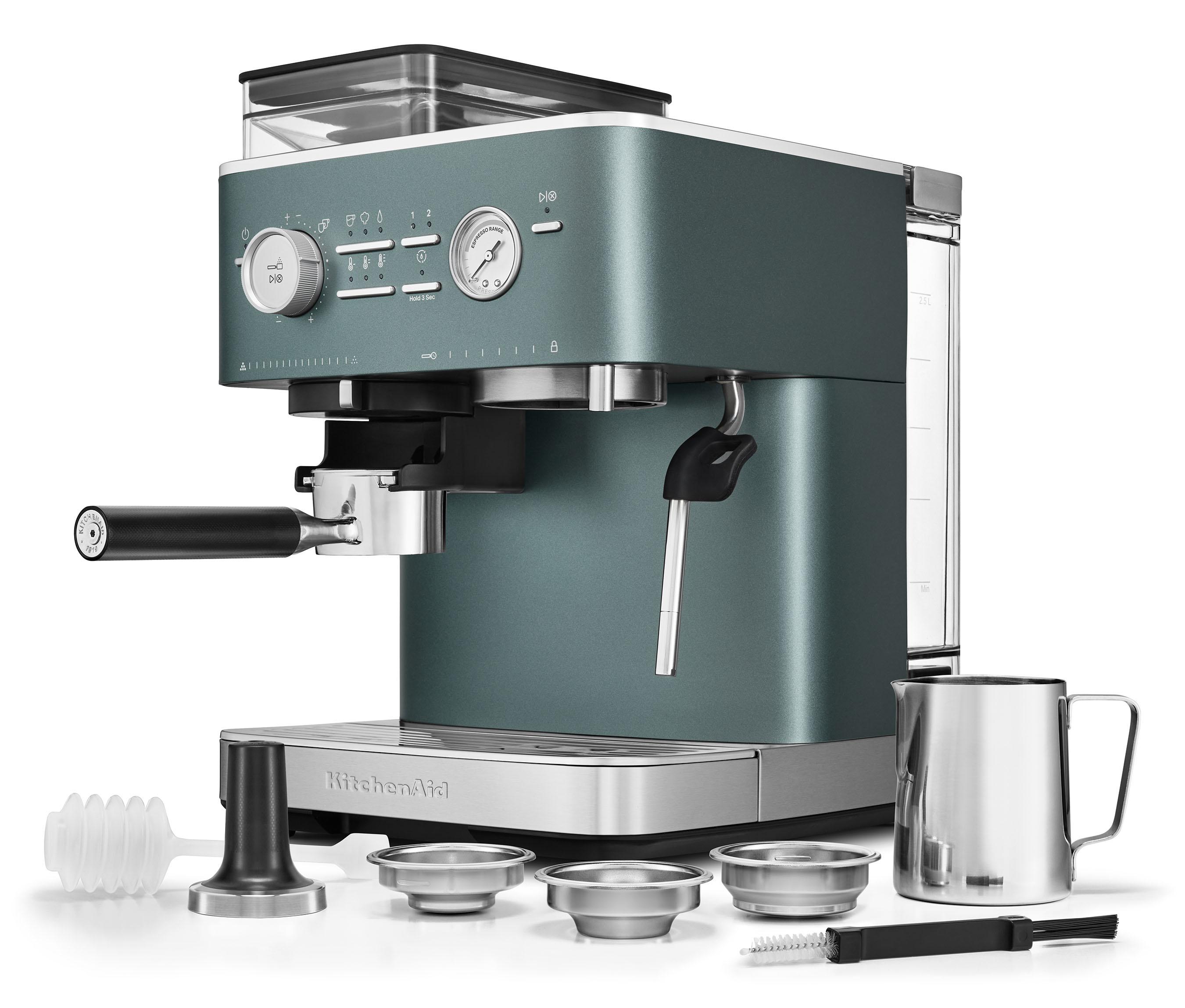 Halvautomatisk espressomaskin med kaffekvarn - Juniper | KitchenAid SE